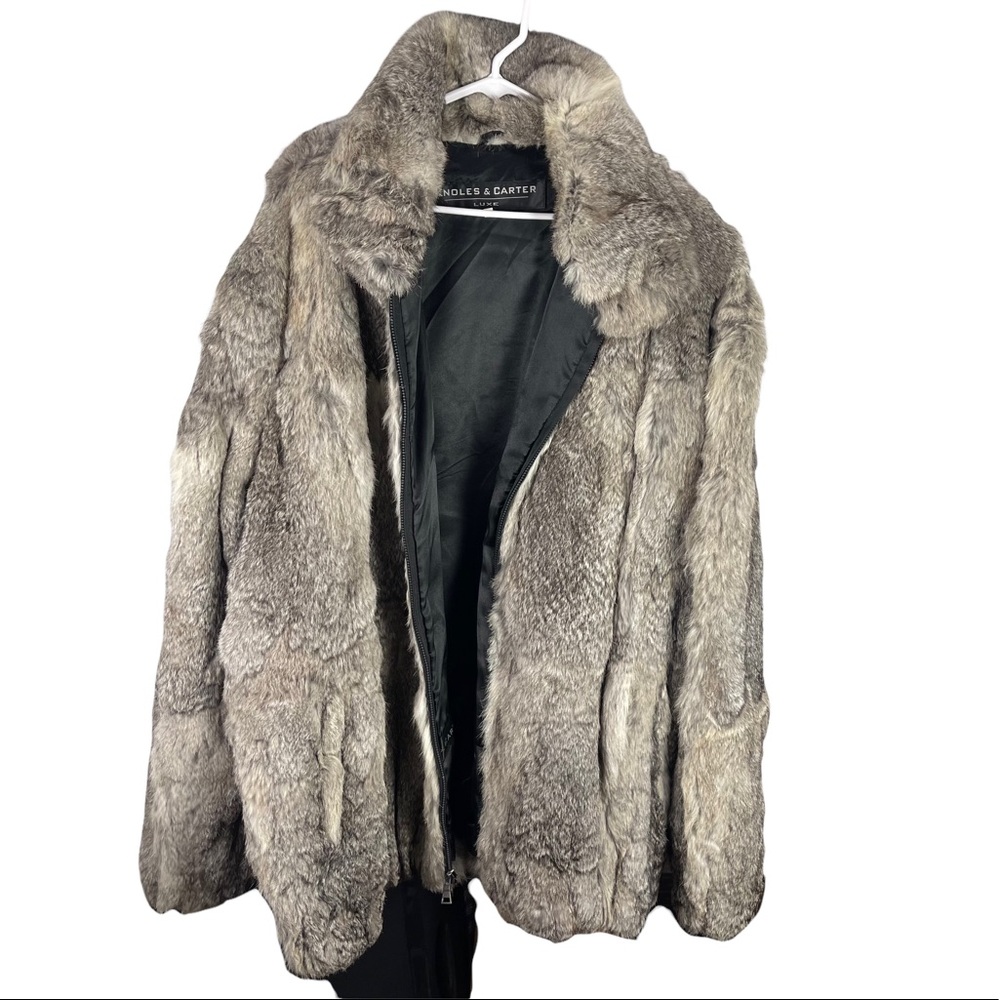 Knoles And Carter Luxe 80s Vintage Rabbit Hair Coat J… - Gem